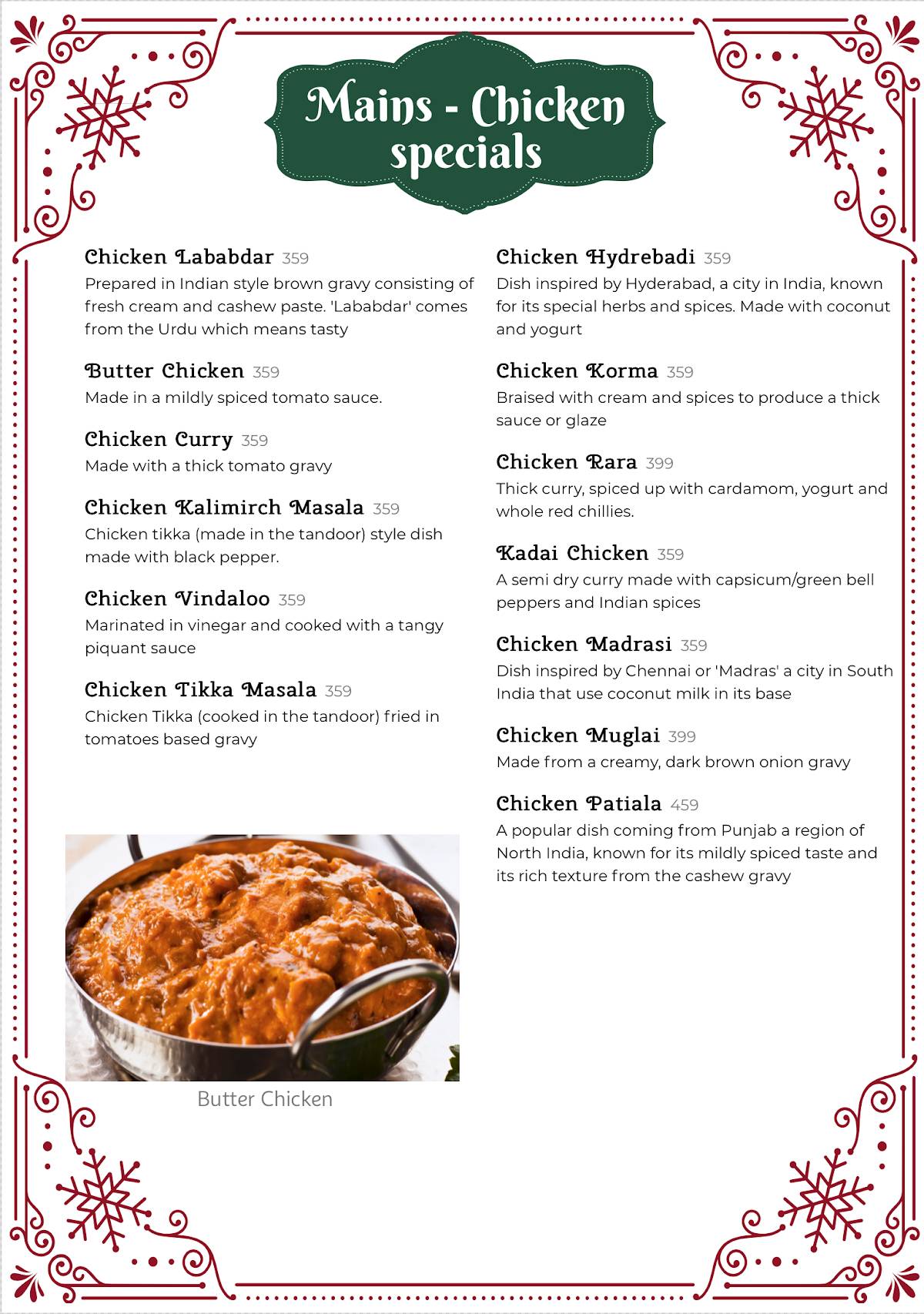 Menu at Queens at Bollywood - BGC restaurant, Taguig, Ground Floor
