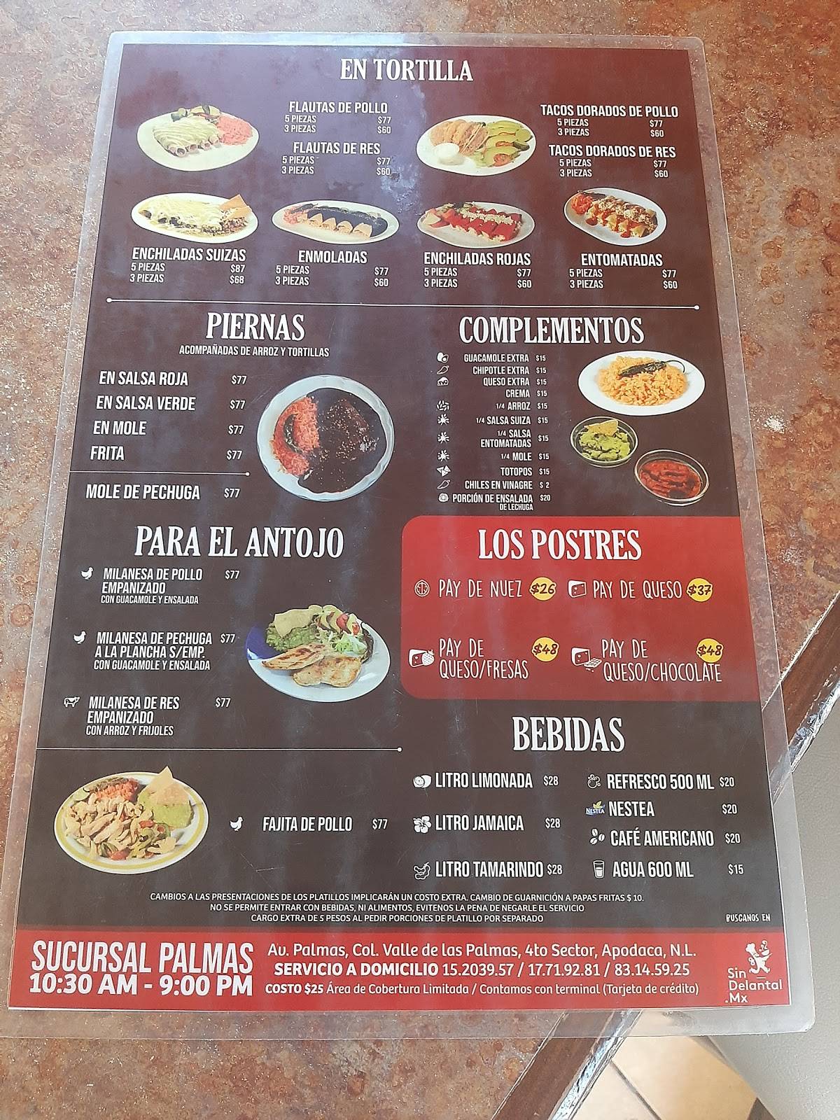 Menu at Tako Loko restaurant, Ciudad Apodaca, Palm Valley