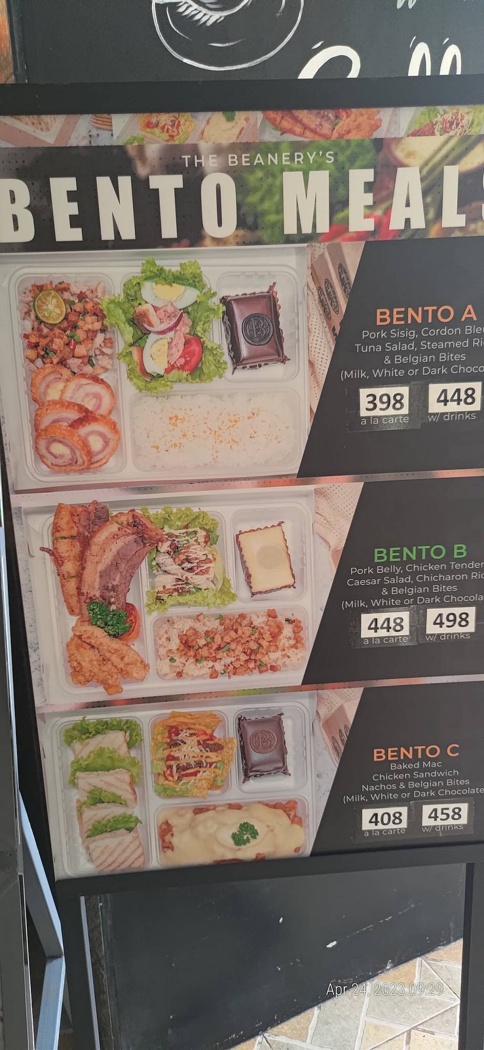 Menu at The Beanery cafe, City of Balanga, MGGJ+GG9