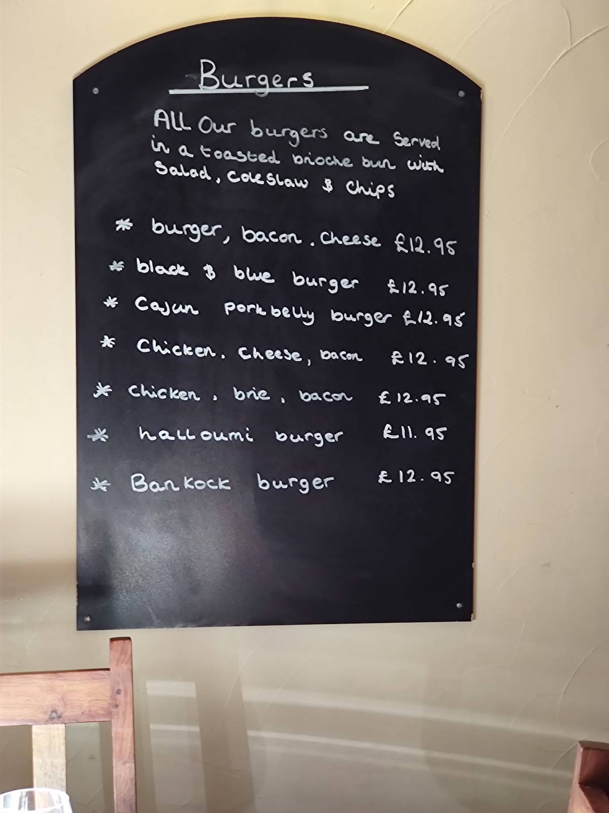 Menu at The Griffin Inn pub & bar, Northampton