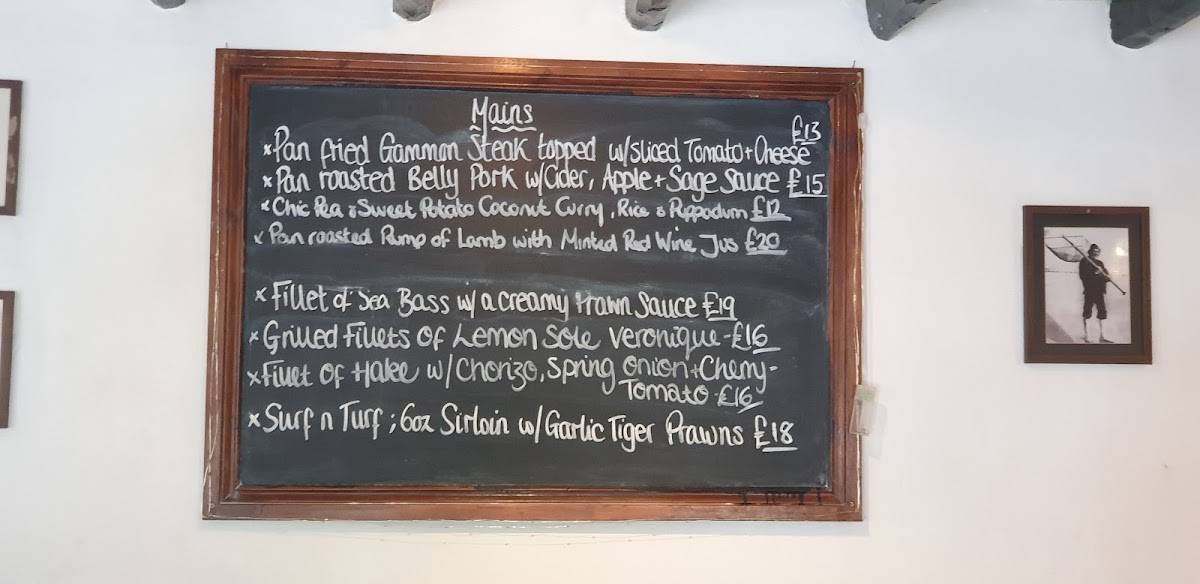 Menu at The Lion pub & bar, Bognor Regis