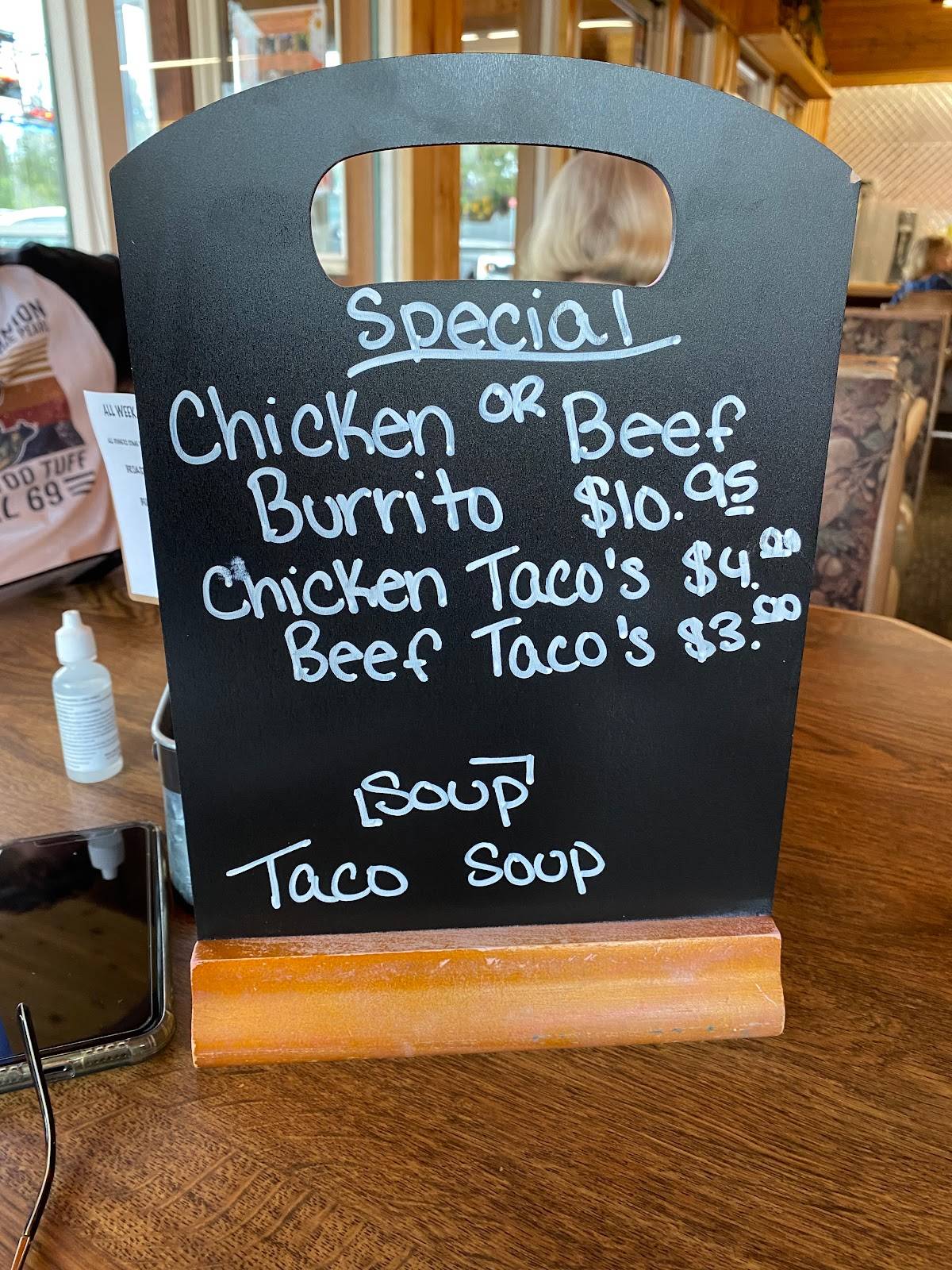 Menu at The Logger Restaurant, Knappa