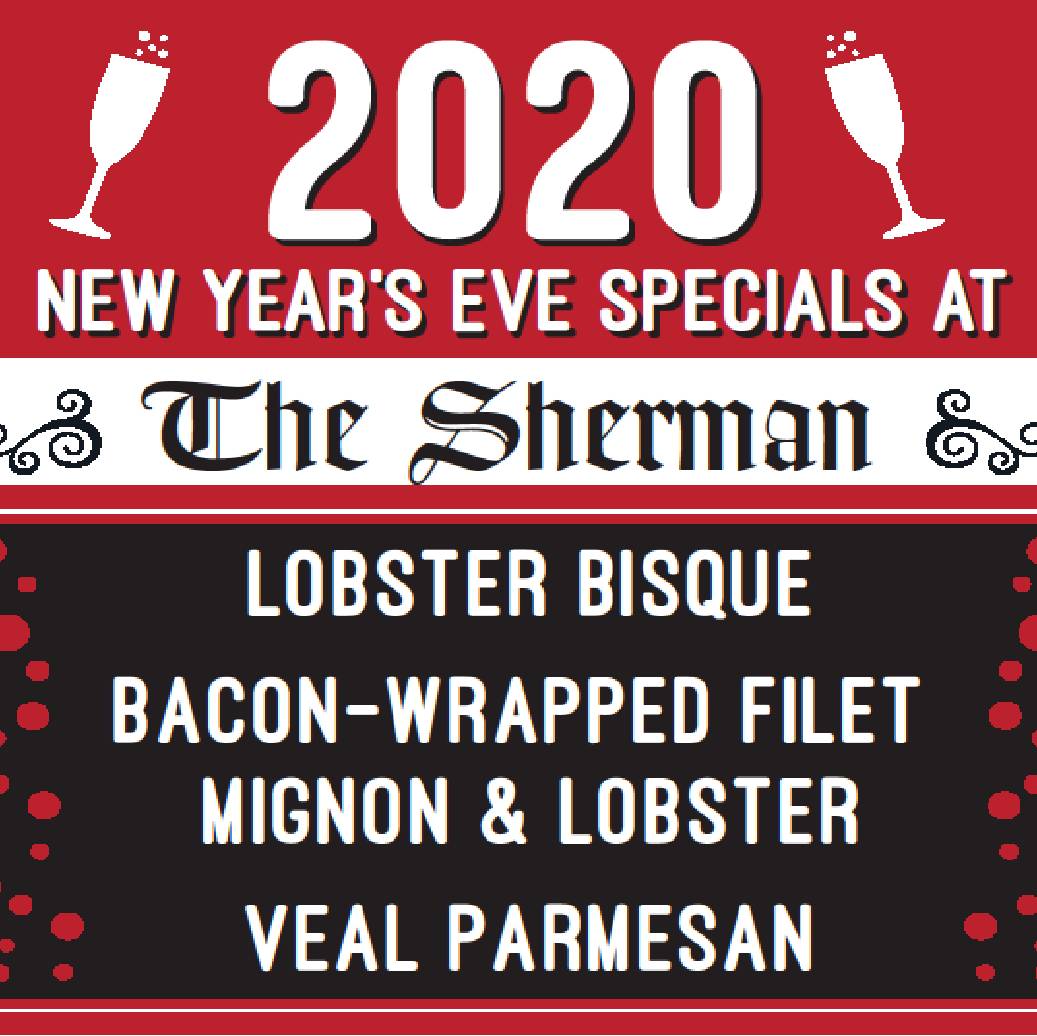 Menu at The Sherman Inn restaurant, Batesville, 35 S Main St
