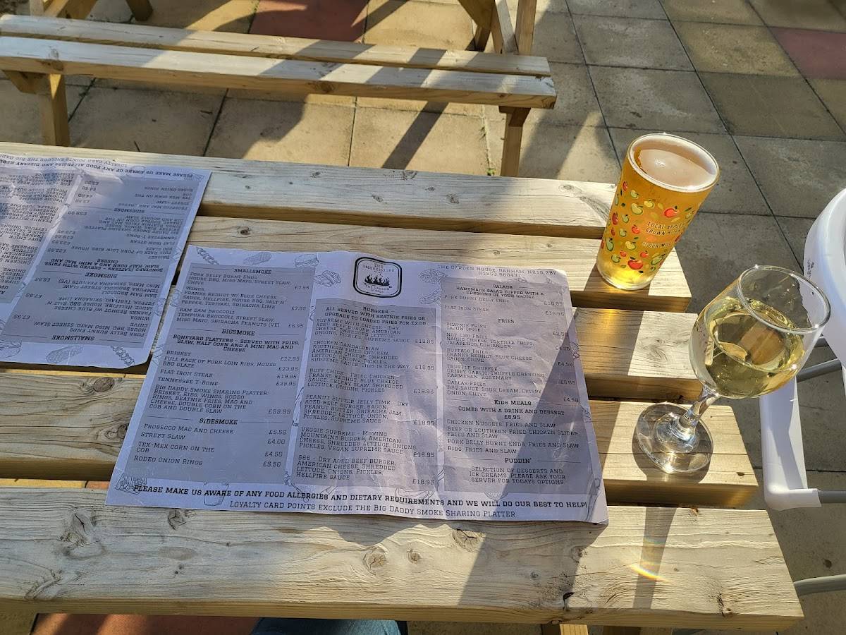 Menu at The Smoke House Banham restaurant, Banham