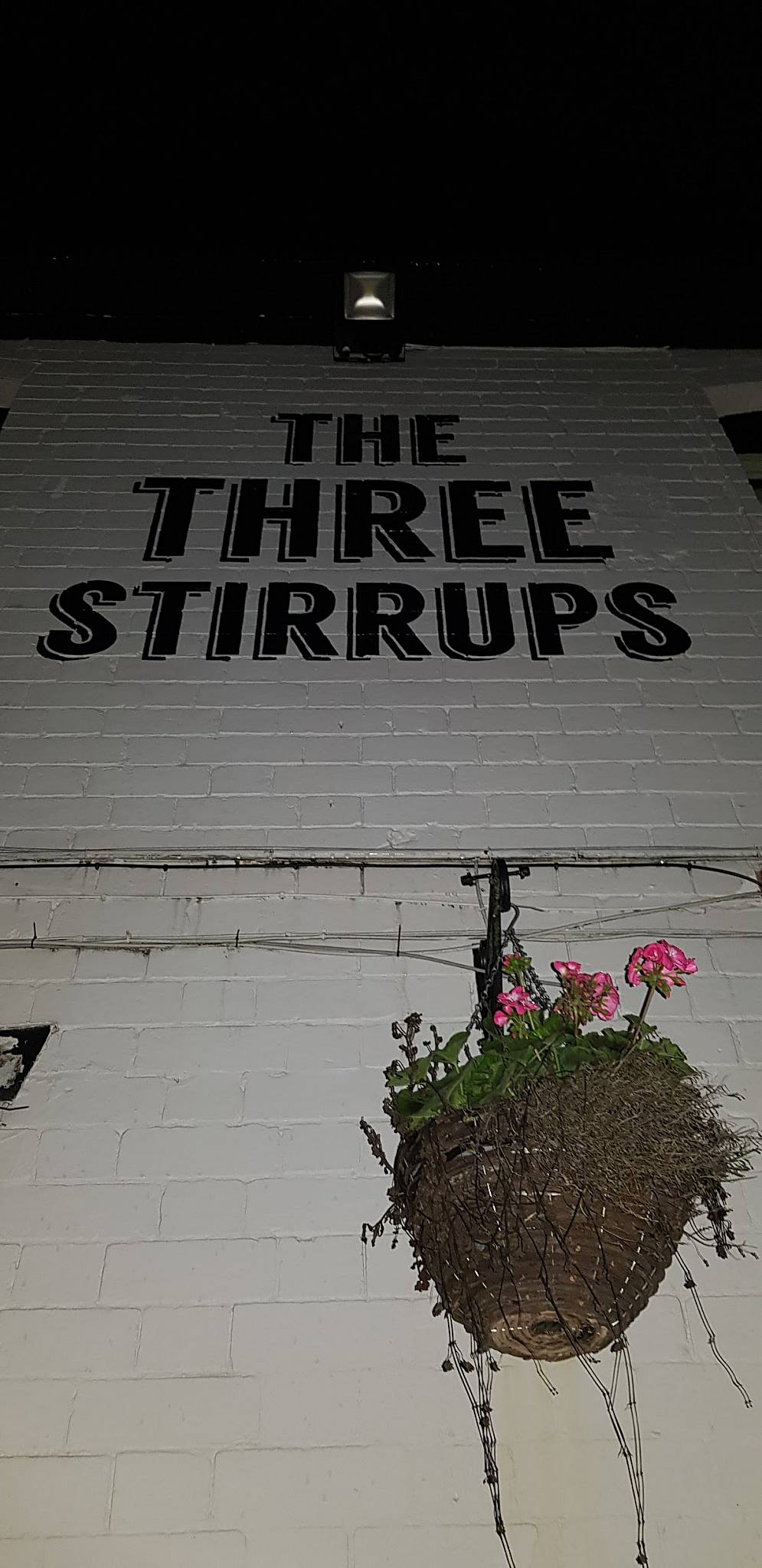 Menu at The Three Stirrups pub & bar, Brewood