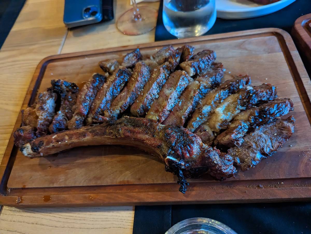 Menu at Tomahawk restaurant, Belgrade