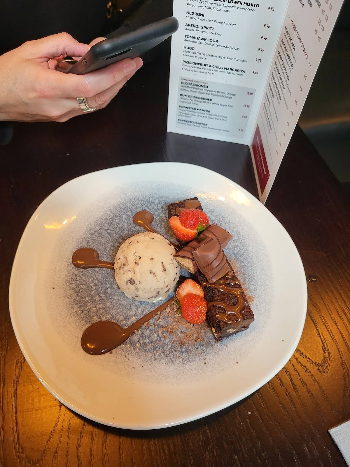 Menu at Tomahawk Steakhouse Nottingham, Nottingham