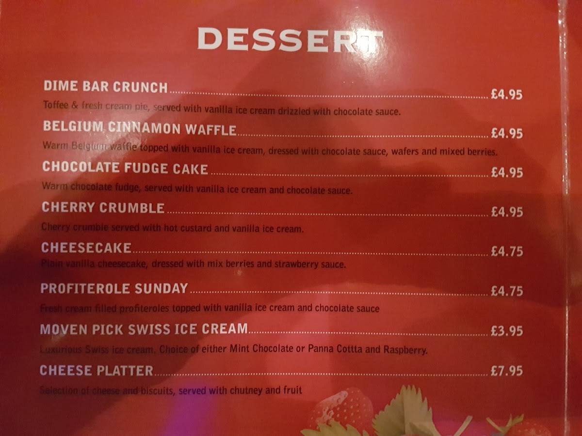Menu at Toro Steak House steakhouse, Rothwell