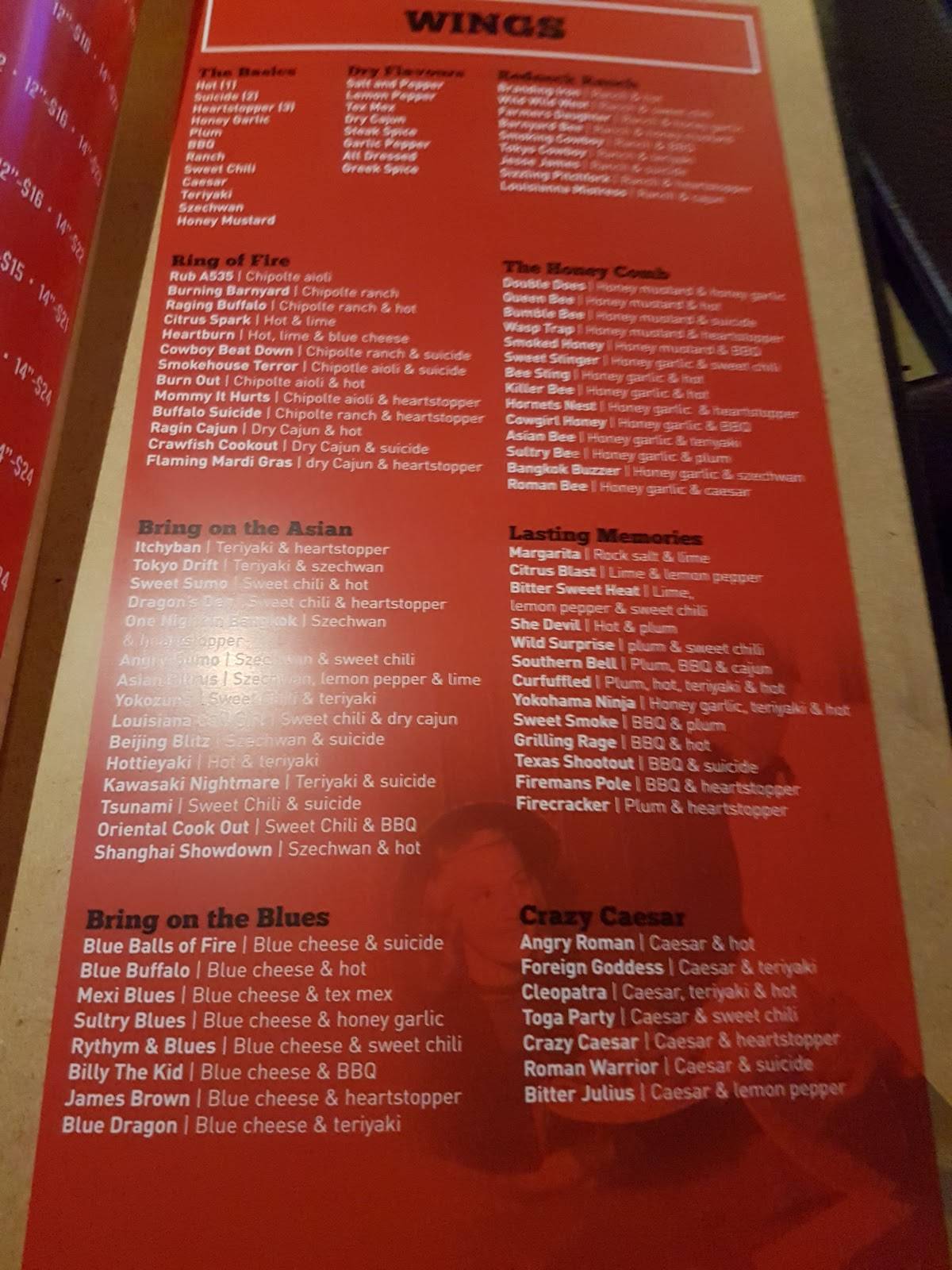 Menu at The Kal pub & bar, Vernon