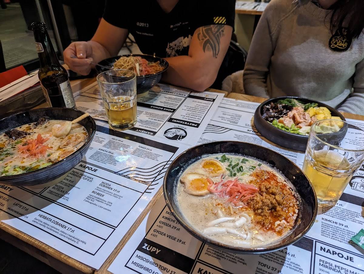 Menu at , Warsaw