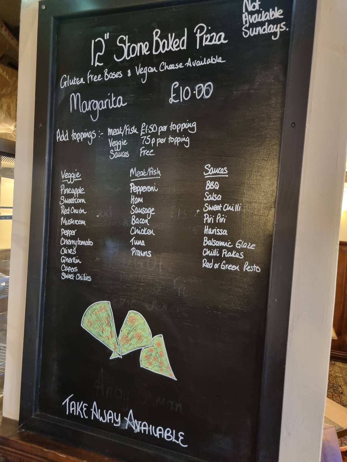 Menu at Waterloo Arms pub & bar, Lyndhurst