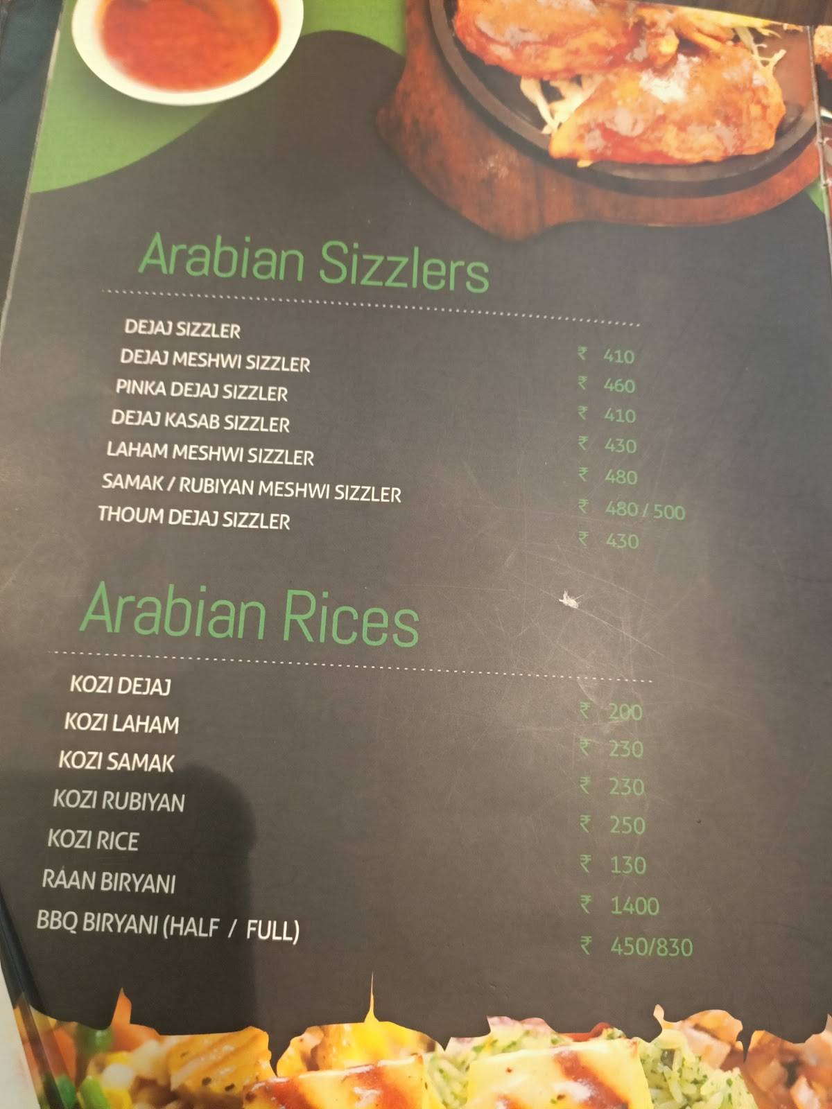 Menu at Zaitoon Restaurant, Ambur, Ambur