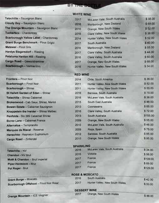 Menu at The Buddha Belly restaurant, Terrey Hills, 327 Mona Vale Rd