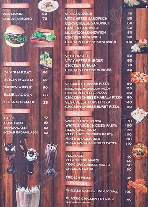 Menu at Food Square, Kolkata
