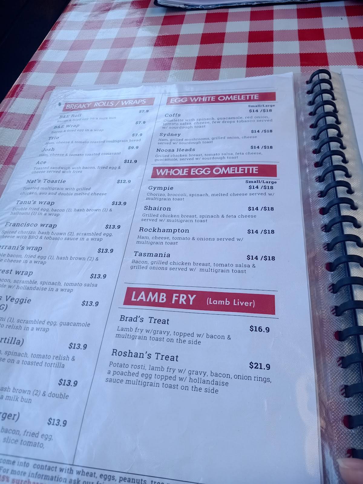 Menu at 107 Coffee Terminal Browns Plains cafe, Browns Plains