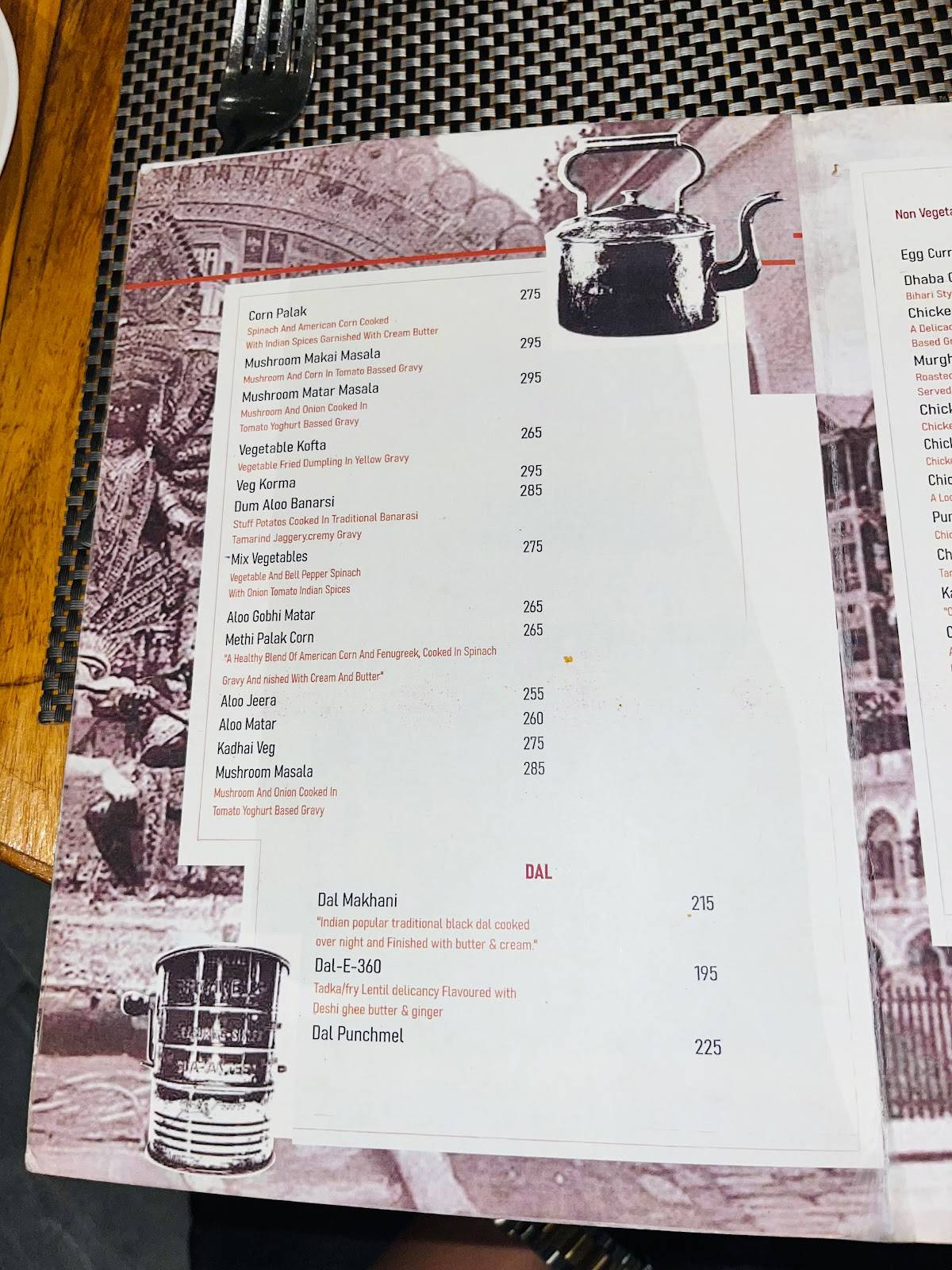 Menu at 360 Degree Dining, Varanasi, Varanasi Lucknow Road Ganeshpur