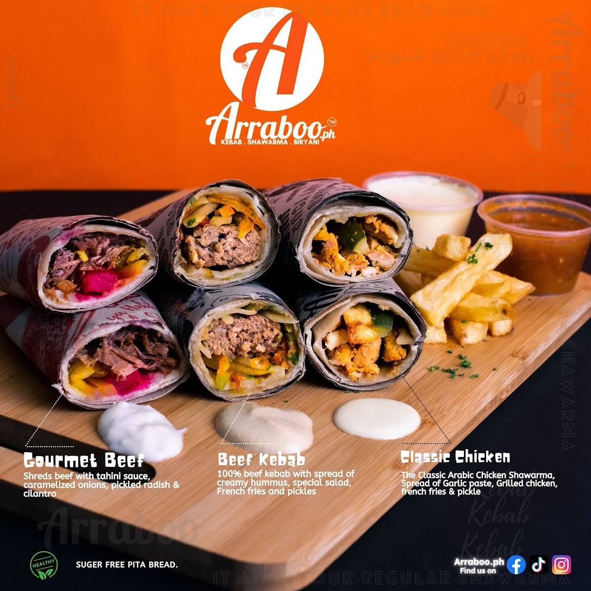 Menu at Arraboo.ph restaurant, Tarlac City