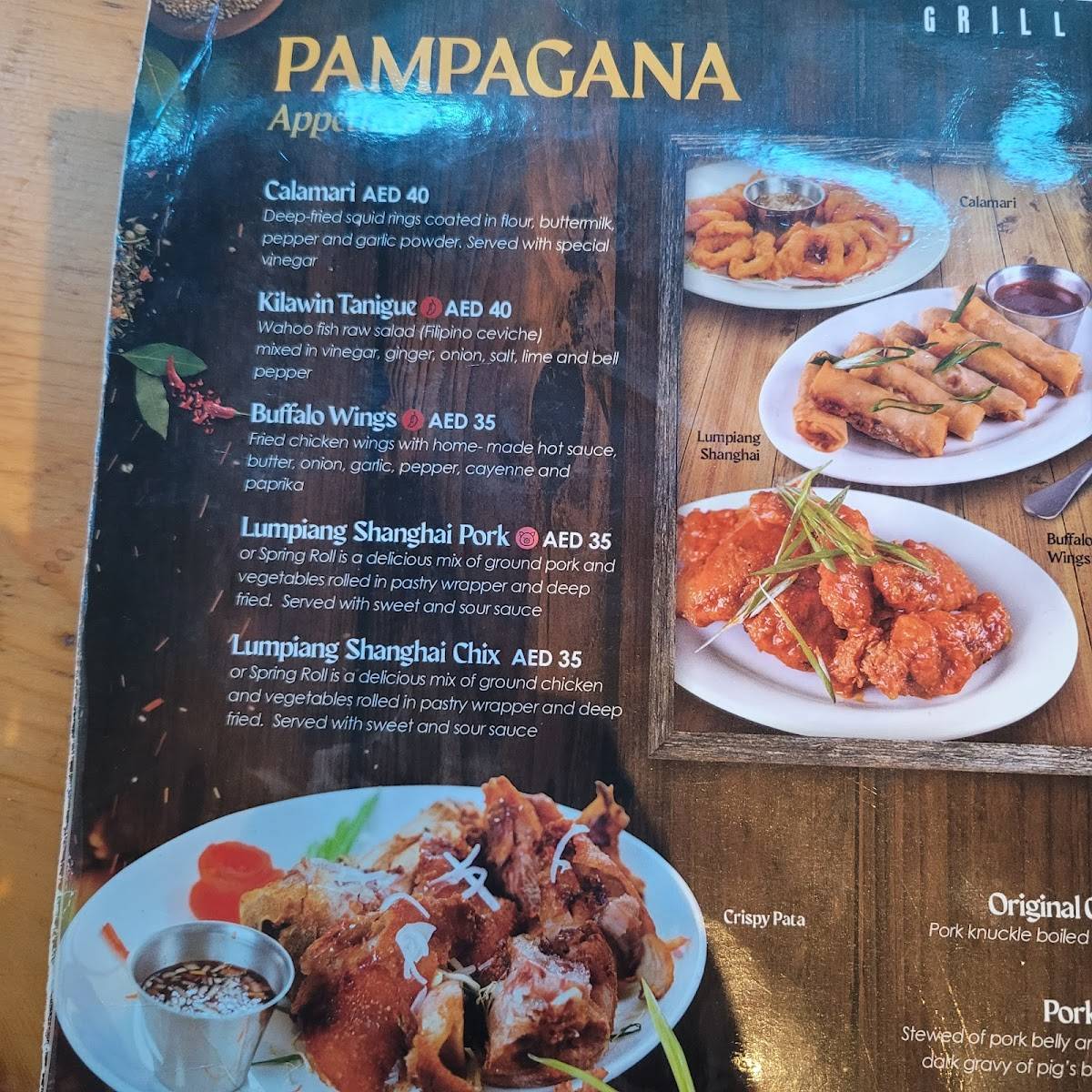 Menu at BARAKO Grill, Umm Al Quwain