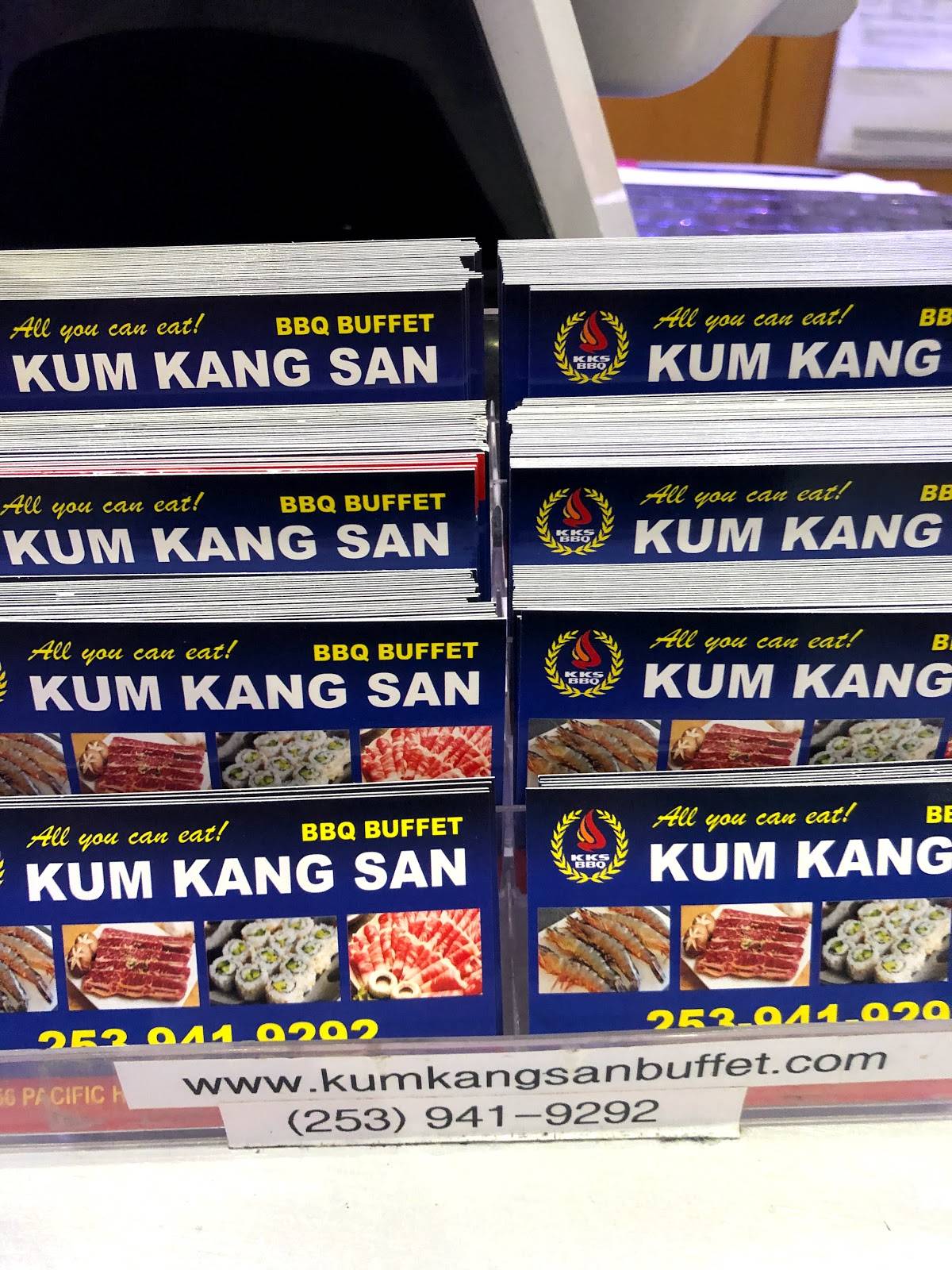 Menu at Kum Kang San BBQ Grill Buffet, Federal Way