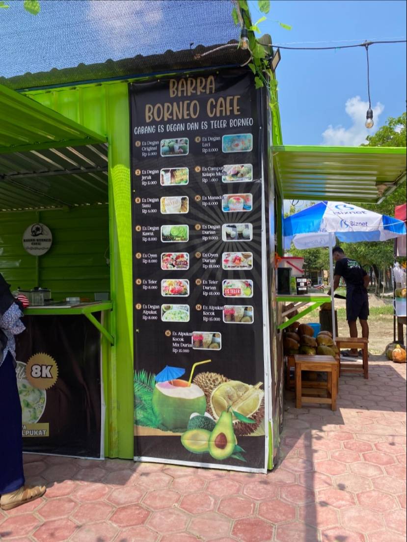 Menu at Barra borneo cafe, Bojonegoro