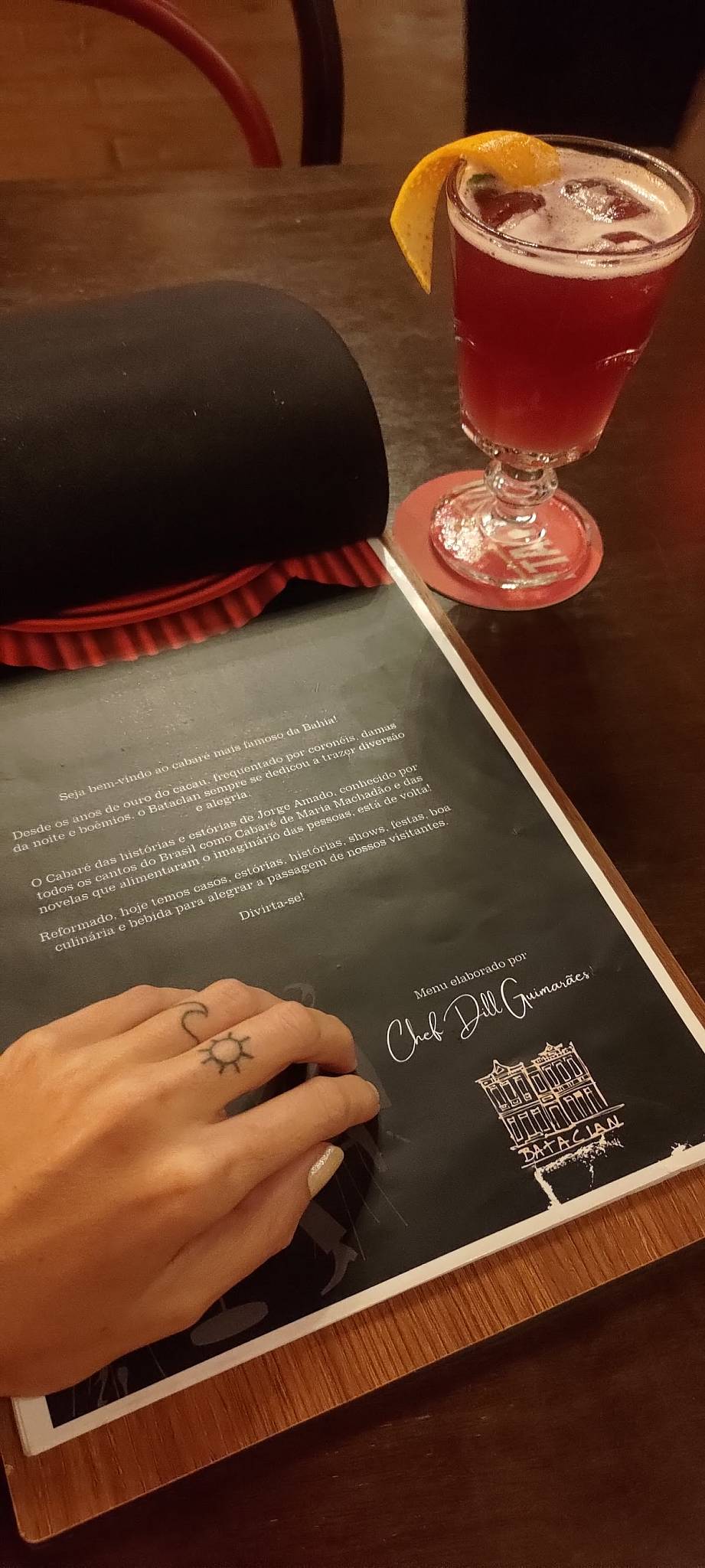 Menu em Bataclan café, Ilhéus, Av. Dois de Julho