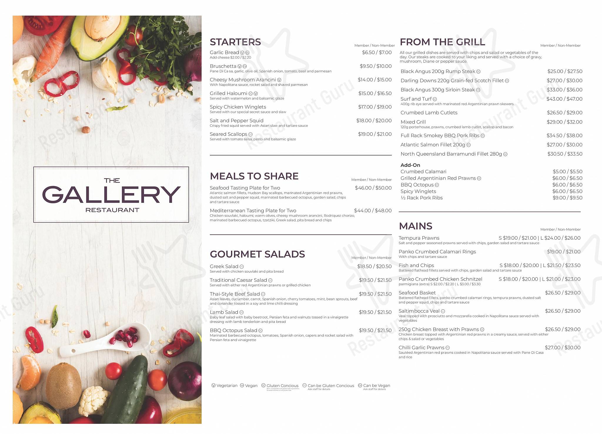 Menu at Baulkham Hills Sports Club, Baulkham Hills