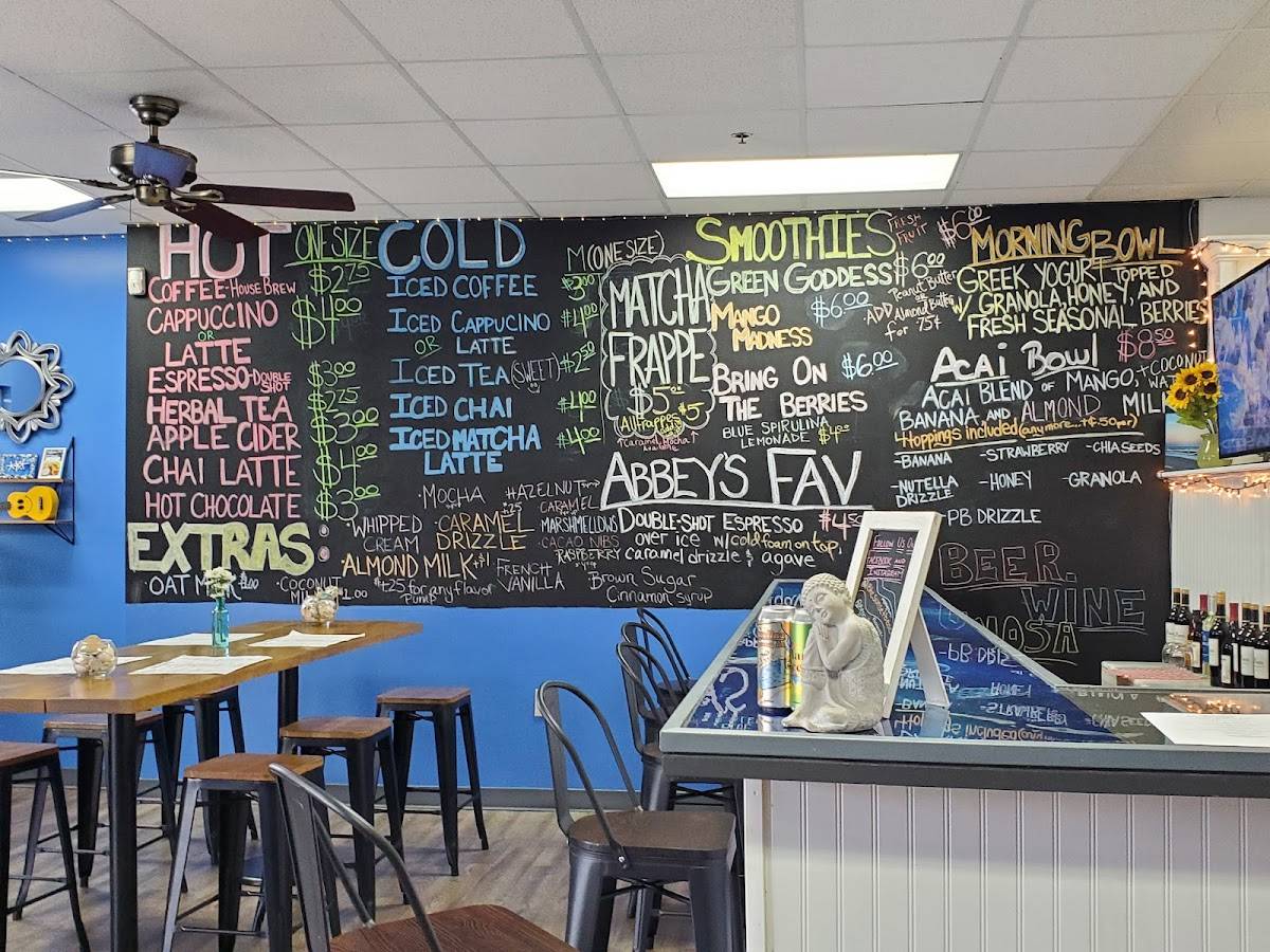 Menu at Beach House Cafe, Sunset Beach