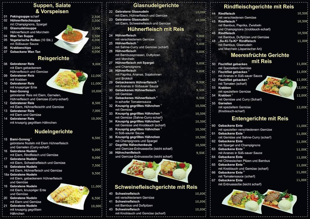 Speisekarte von Bep Viet - Asia-Bistro restaurant, Mühlhausen/Thüringen