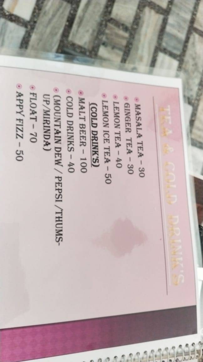 Menu at Darbar Restaurant & Cafe, Bikaner