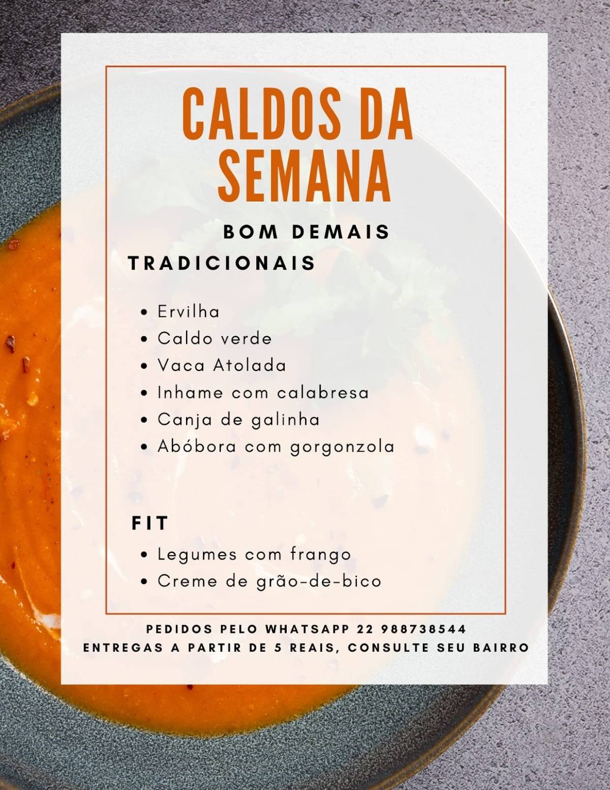 Menu at Bom Demais Produtos Fit restaurant, Nova Friburgo