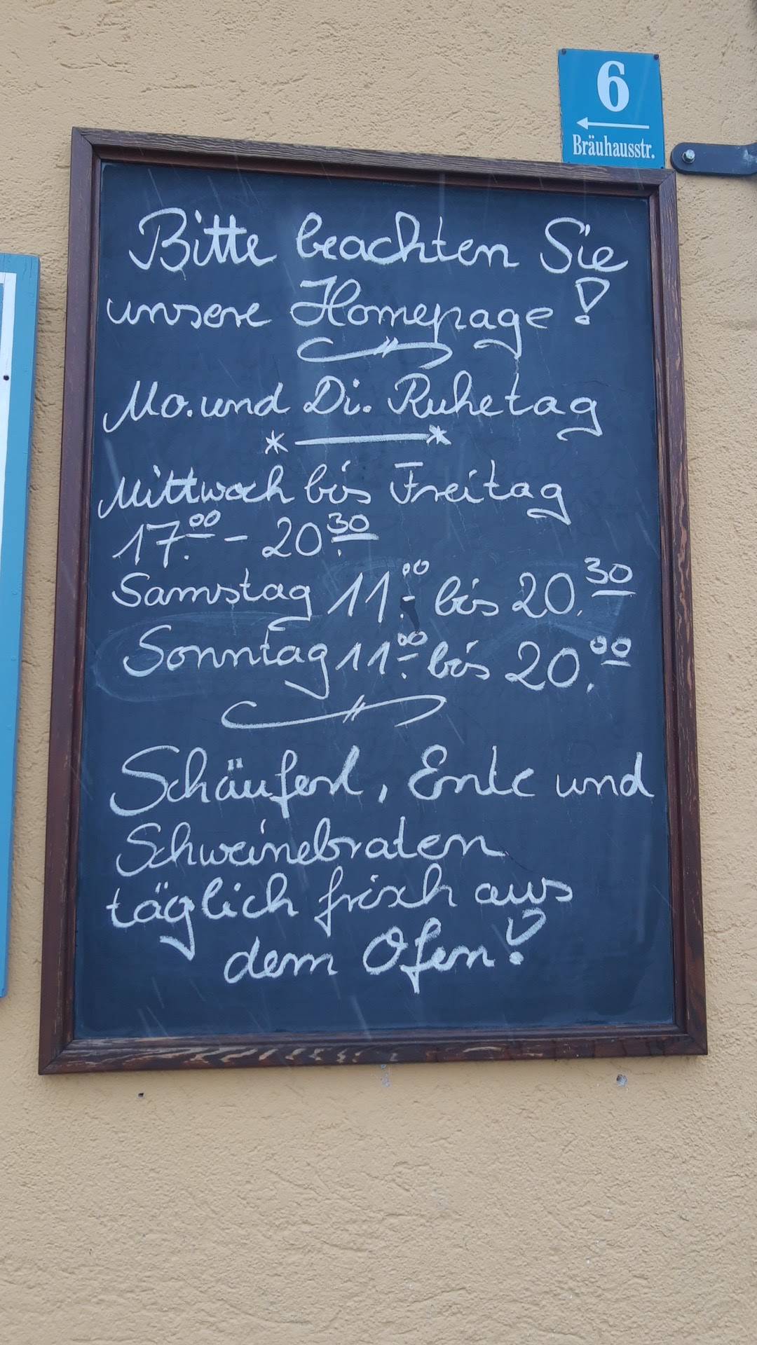 Speisekarte von Bräustüberl restaurant, Planegg