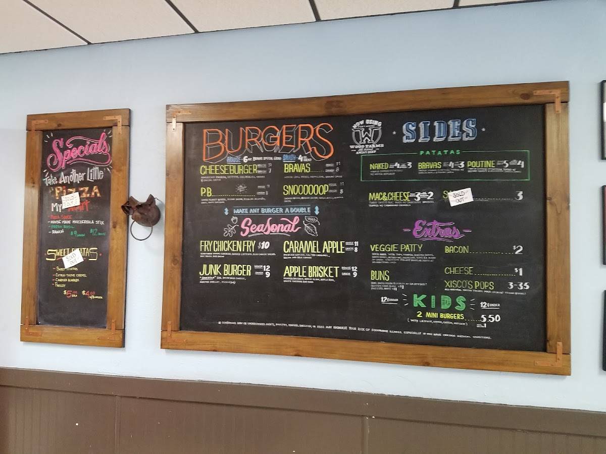 Menu at Bravas restaurant, Fort Wayne, Fairfield Ave