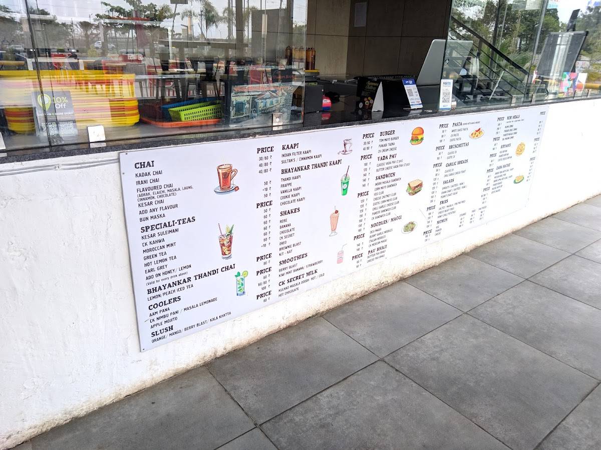 Menu at CHAI KAAPI UNO, Indore, Uno business park