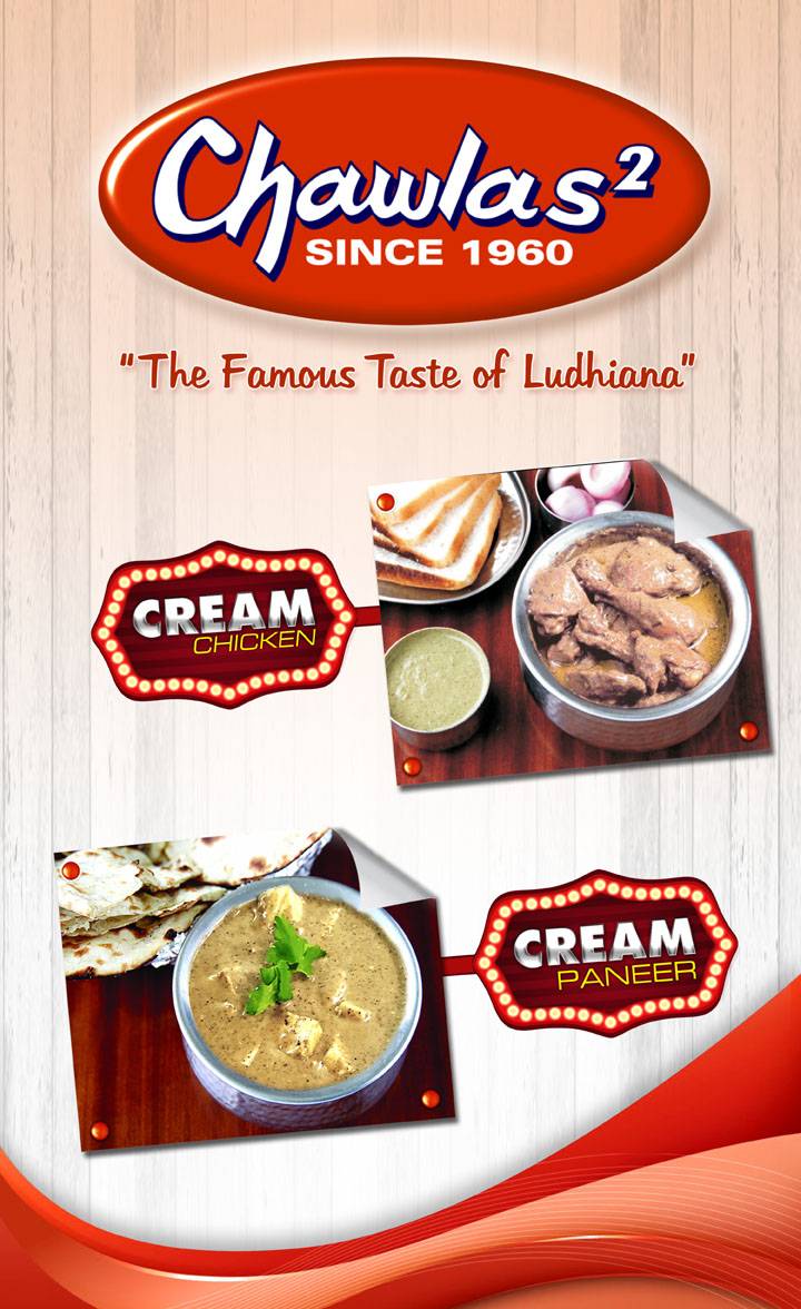 Menu at CHAWLA CHICKEN AARTI CHOWK, FEROZPUR ROAD LUDHIANA, Ludhiana ...