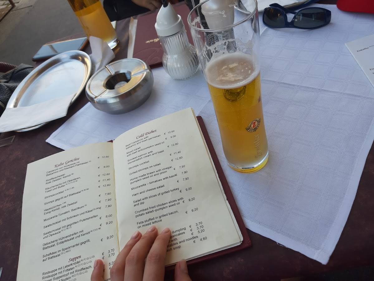 Speisekarte von Restaurant Bellaria, Wien