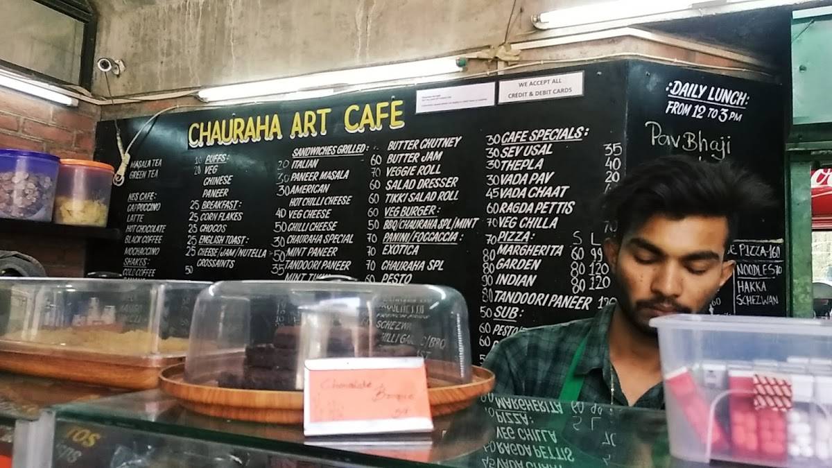 Menu at Chauraha Cafe, Ahmedabad, 2GQX+4P3