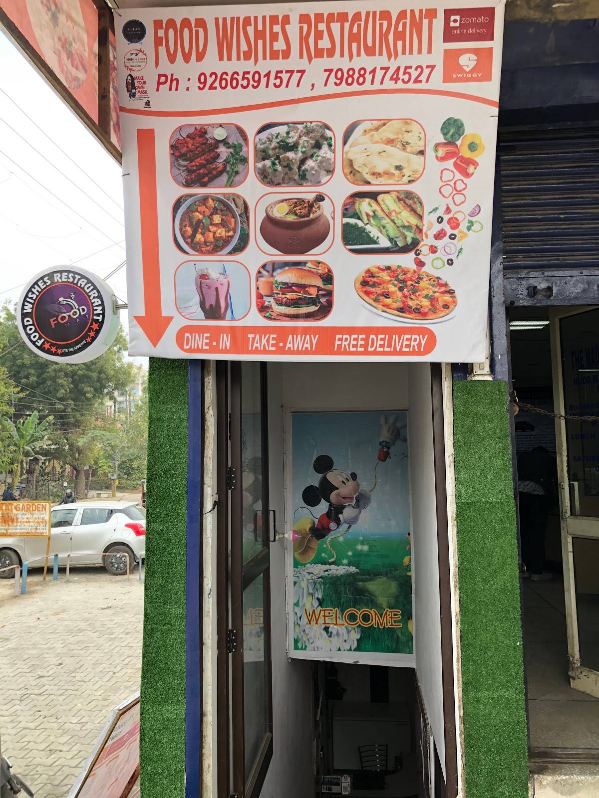 Menu at Cafe Food wishes & Tiffin Services, Faridabad
