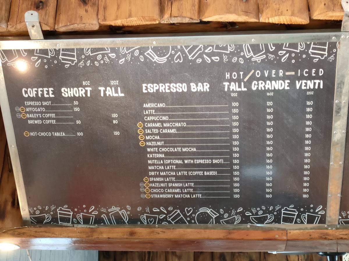Carta de Cafe Katerina, Tanay, H9G9+39P