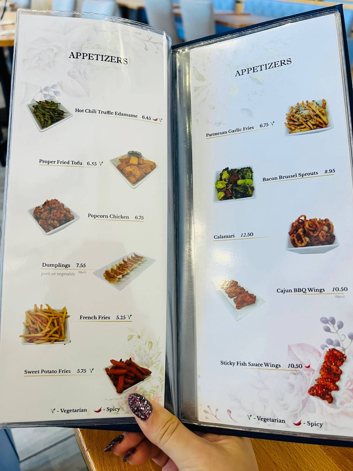 Menu at Proper Rose Garden cafe, Katy