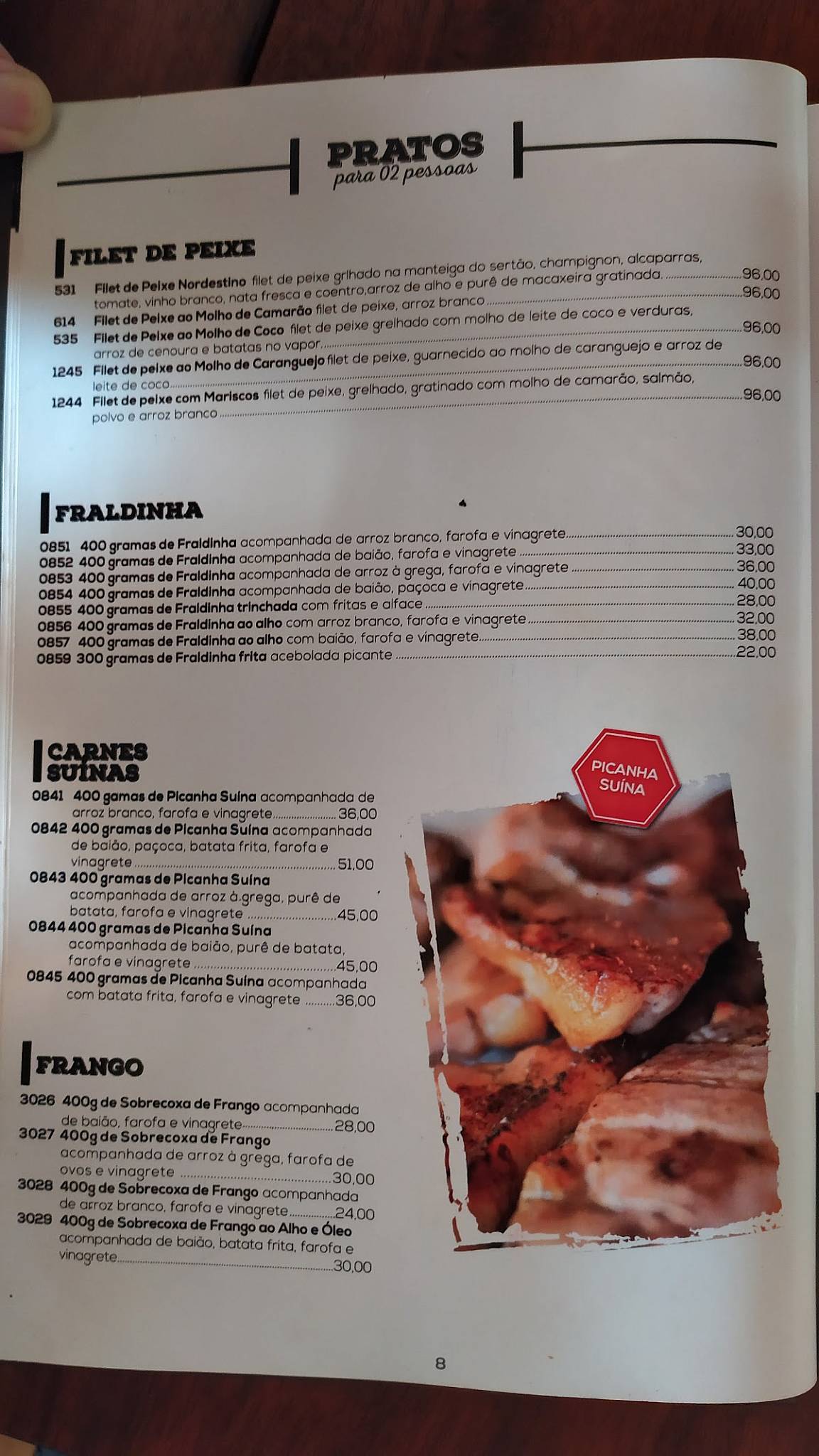 Menu em Carneiro do Ordones restaurante, Fortaleza, R. Frederico Borges