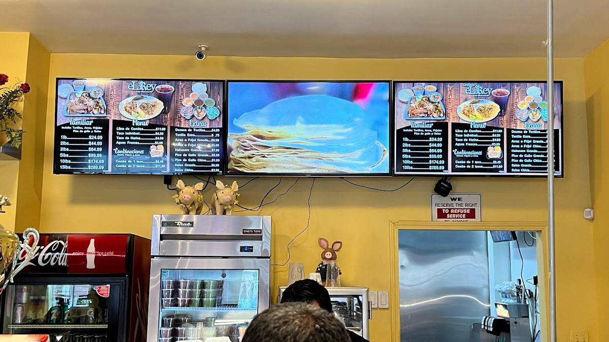 Menu at Carnitas El Rey restaurant, Oxnard, 124 E 5th St