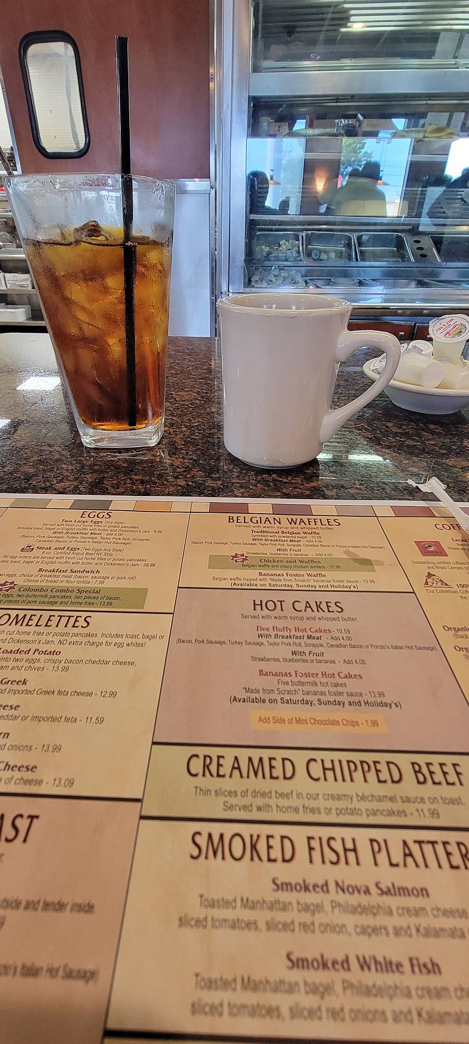 Menu at Ponzio's Diner-Bakery-Bar, Cherry Hill
