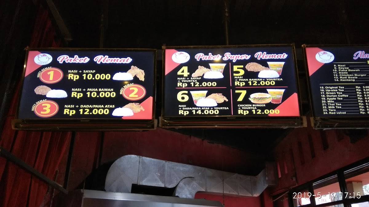 Menu at Chick N Tea Resto Pusat restaurant, Cibanteng