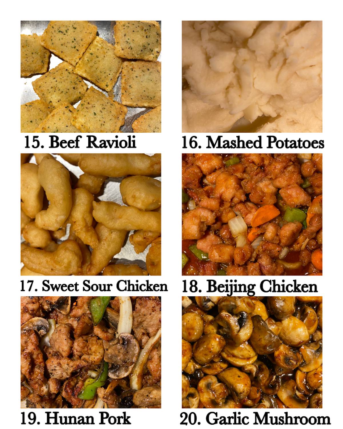 Menu at China Pearl restaurant, Breese