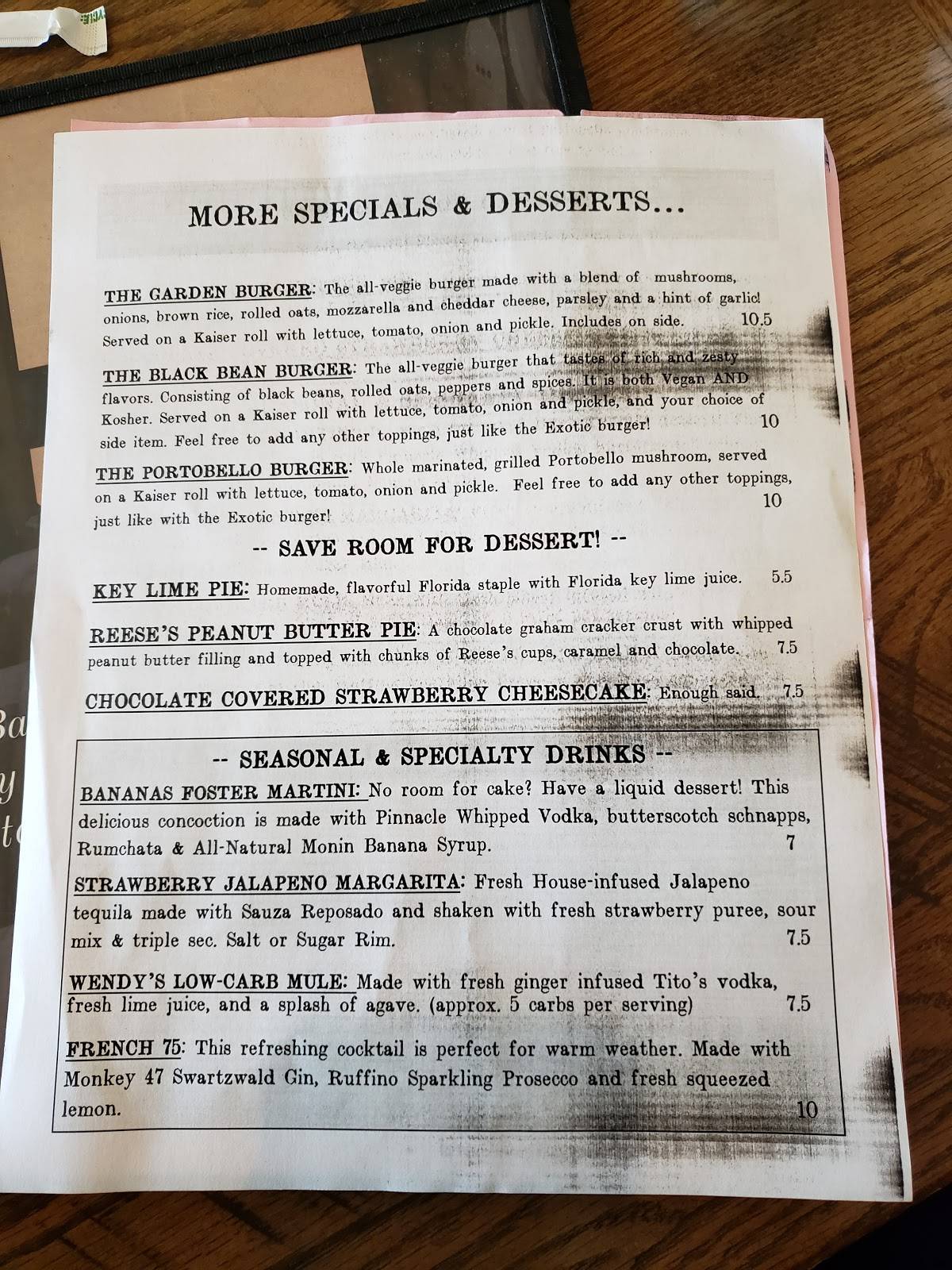 Menu at Coasters Taphouse pub & bar, Cocoa Beach