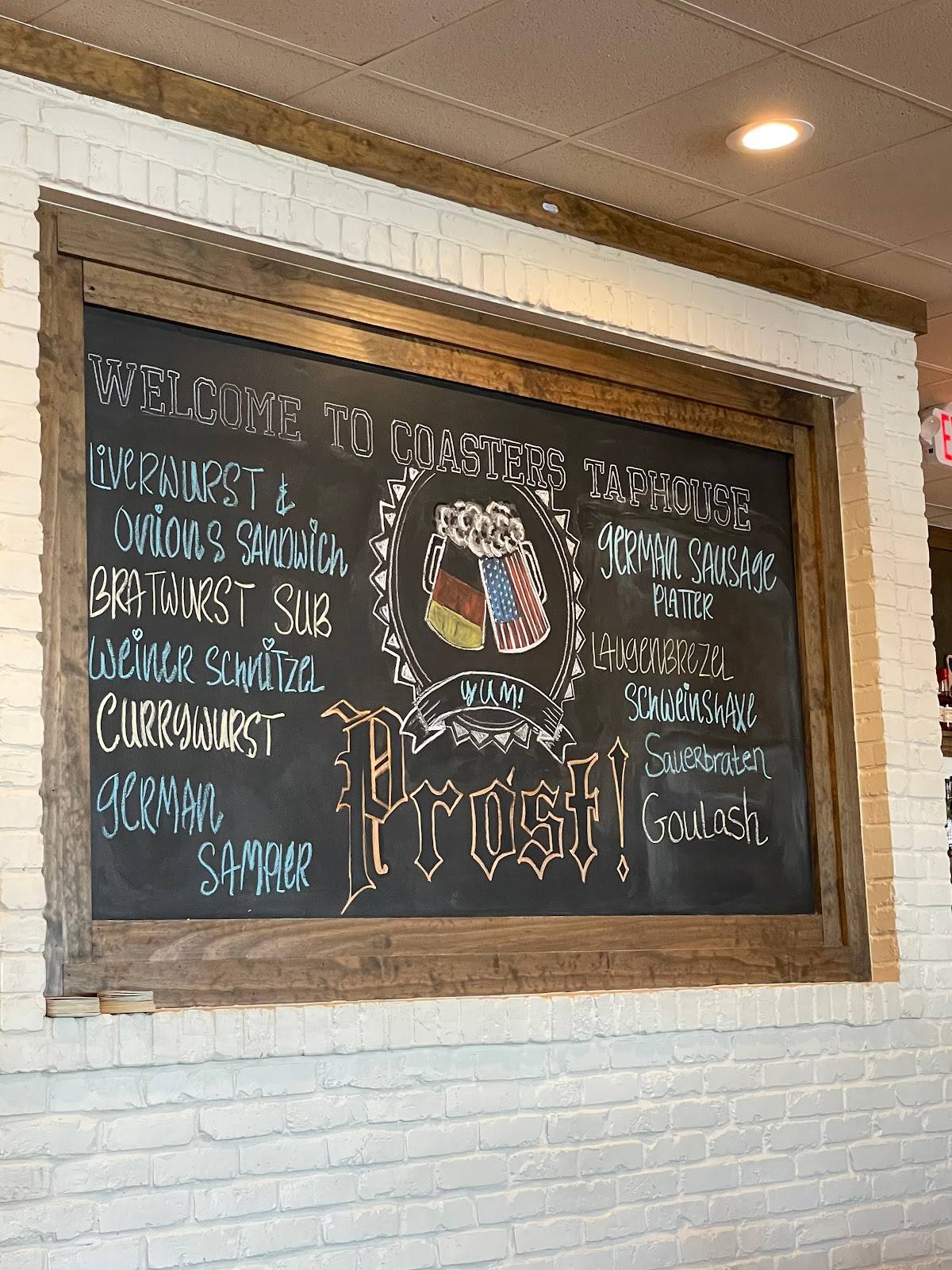 Menu at Coasters Taphouse pub & bar, Cocoa Beach