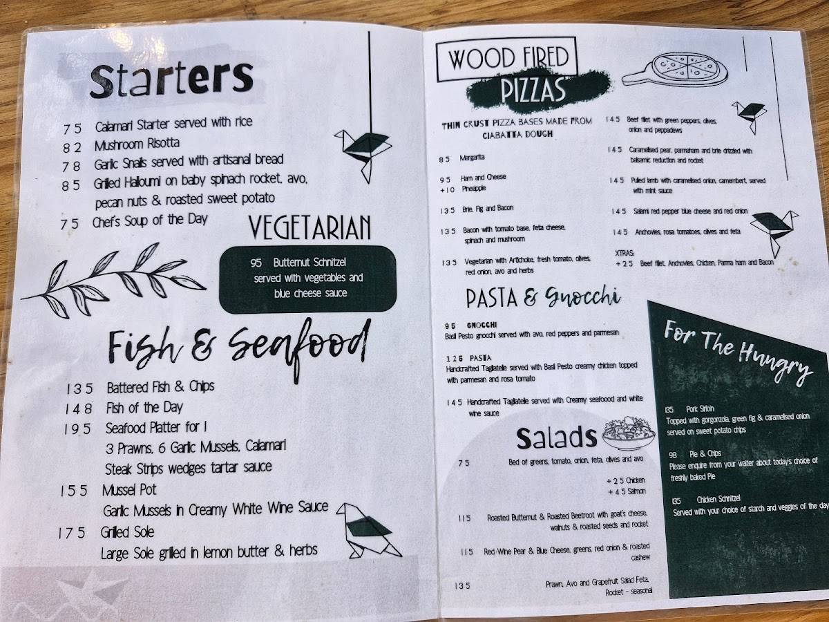 Menu at Coldstream Restaurant Graaff-Reinet, Graaff-Reinet