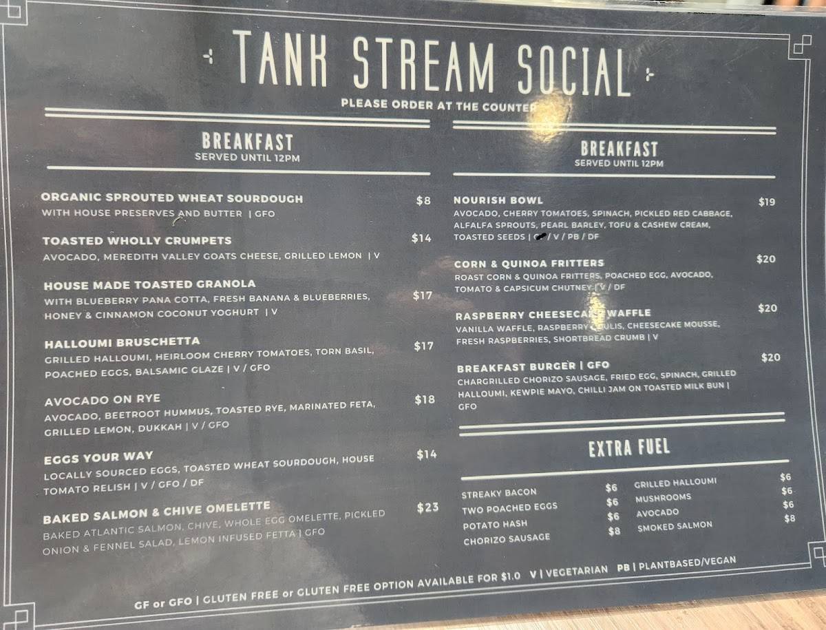 Menu at Crema Coffee Garage cafe, Enoggera