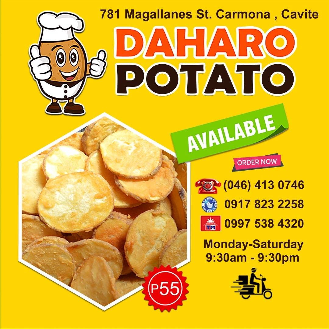 Menu at Daharo Chicken House restaurant, Carmona, Paseo de Carmona