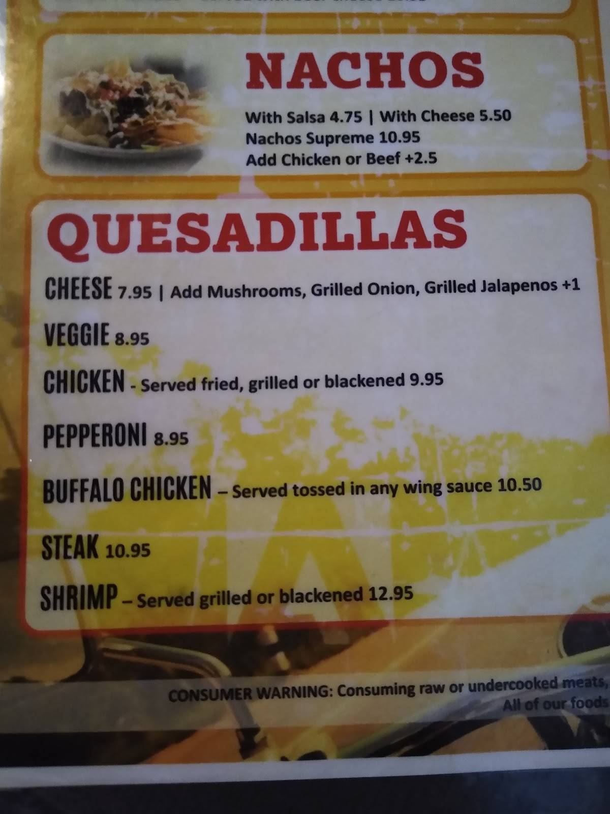 Menu at Nice N Easy Oyster Bar & Grille, Orange City